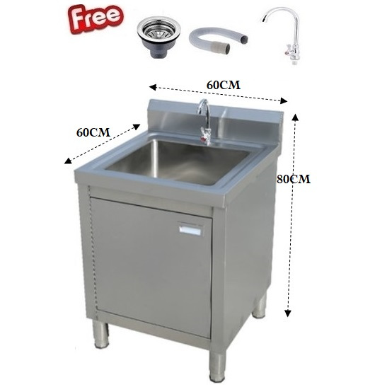 PREMIUM SINK CABINET 120CM 高档不锈钢洗槽柜子 BAR SINKS / BASIN BASUH CUCI HEAVY ...