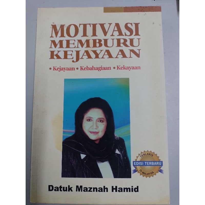 Motivasi memburu kejayaan- Datuk Maznah Ahmad (terpakai) | Shopee Malaysia