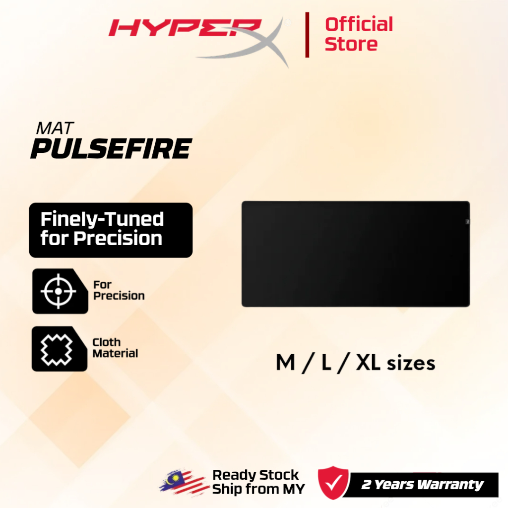 HyperX Pulsefire Mat – Gaming Mouse Pad M/L/XL sizes | Shopee Malaysia