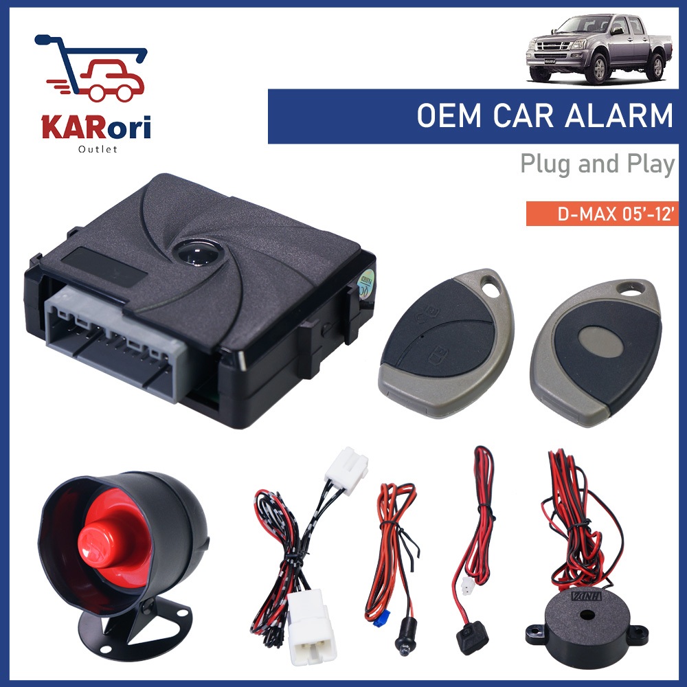 ISUZU D-MAX OEM CAR ALARM / DMAX 05-12Y OEM ALARM / DMAX12-19Y OEM ...
