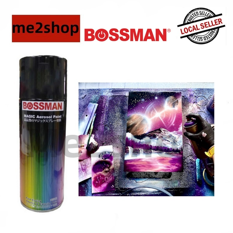 400ML BOSSMAN SPRAY PAINT STANDARD COLOUR | Shopee Malaysia
