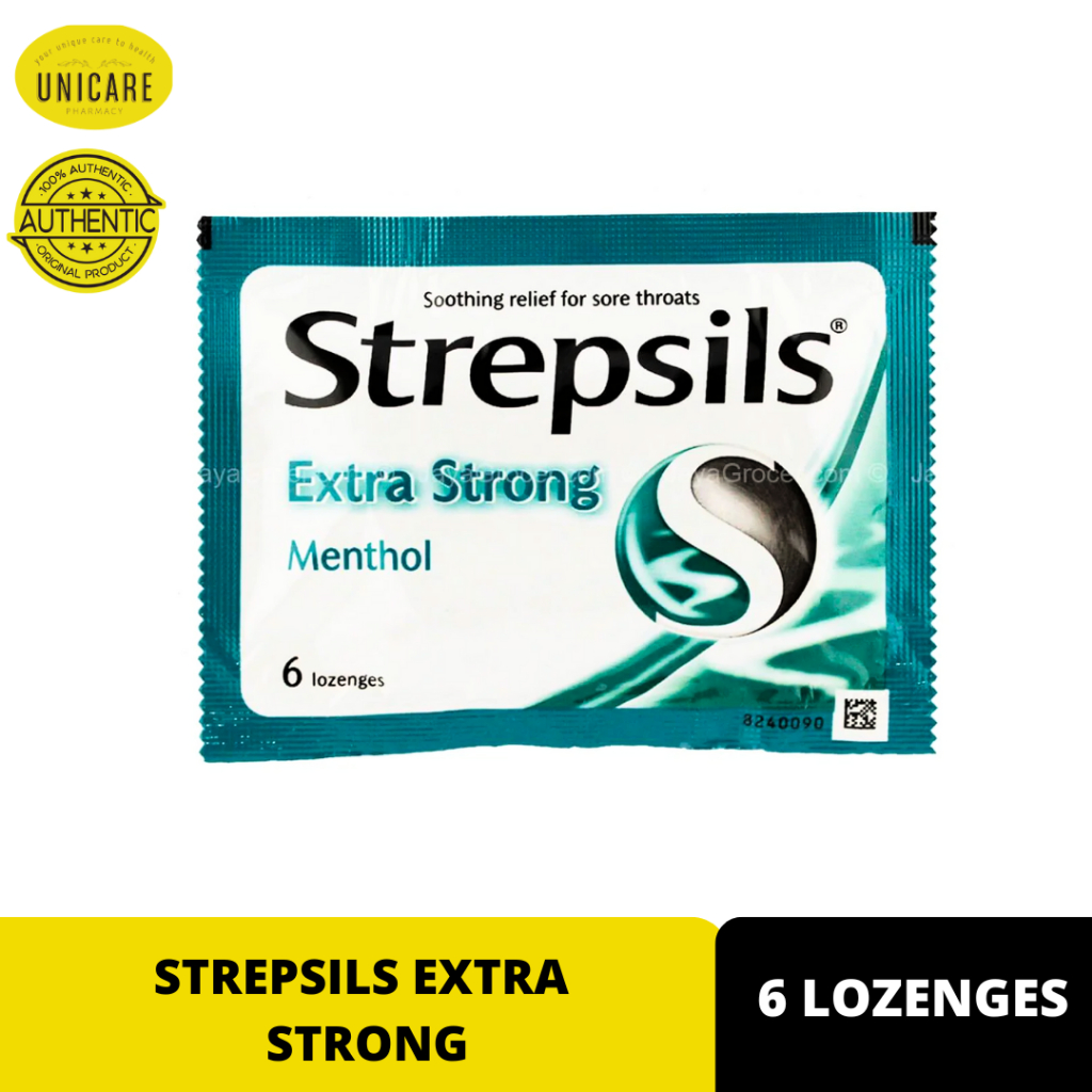 STREPSILS 6'S (EXTRA STRONG MENTHOL) | Shopee Malaysia