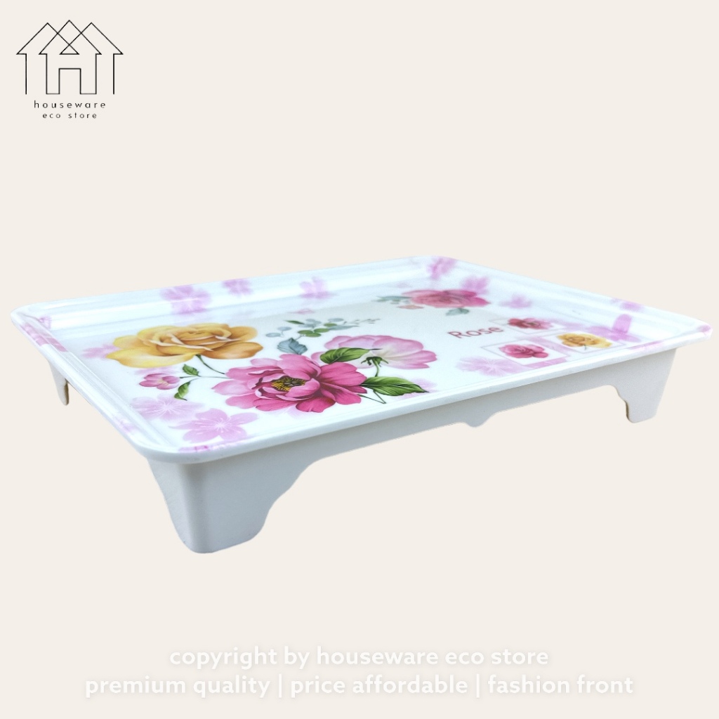 Melamine Rectangle Serving Tray / Dulang Minuman | Stand Tray Food Tray ...