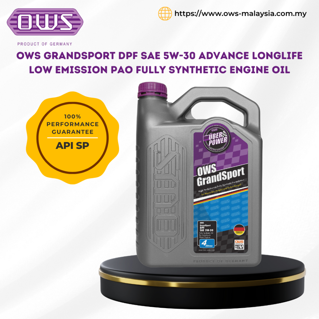 OWS Germany 5W-30 PAO based Fully Synthetic High Performance Petrol ...