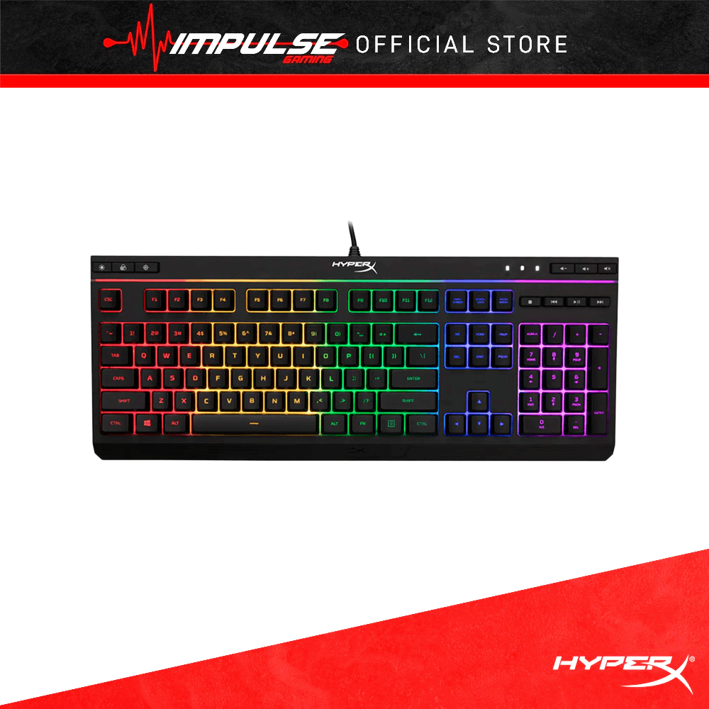 HyperX Alloy Core RGB - Membrane Gaming Keyboard, Comfortable Quiet ...