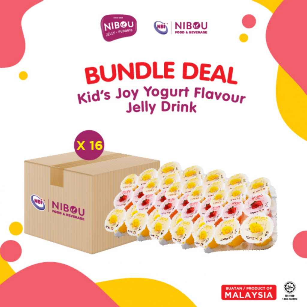 Nibou (NBI) KIDS JOY Flavour Drink (75gm x 9's x 16) - Door Gift ...