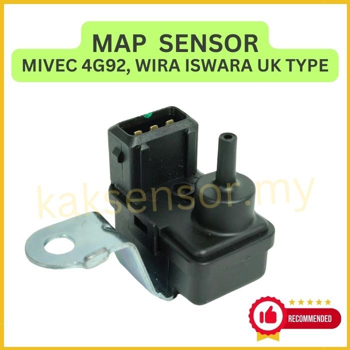 MAP SENSOR 3 PIN PROTON SAGA WIRA ISWARA UK TYPE MD178243 Manifold Air ...