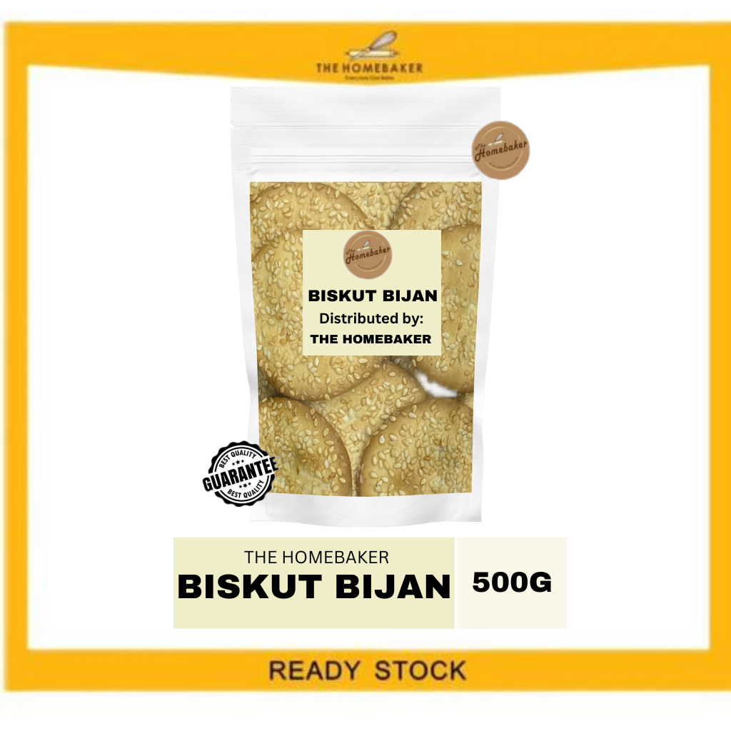 Sesame Biscuit / Biskut Bijan / Repacked 500g / Halal / HomeBaker ...