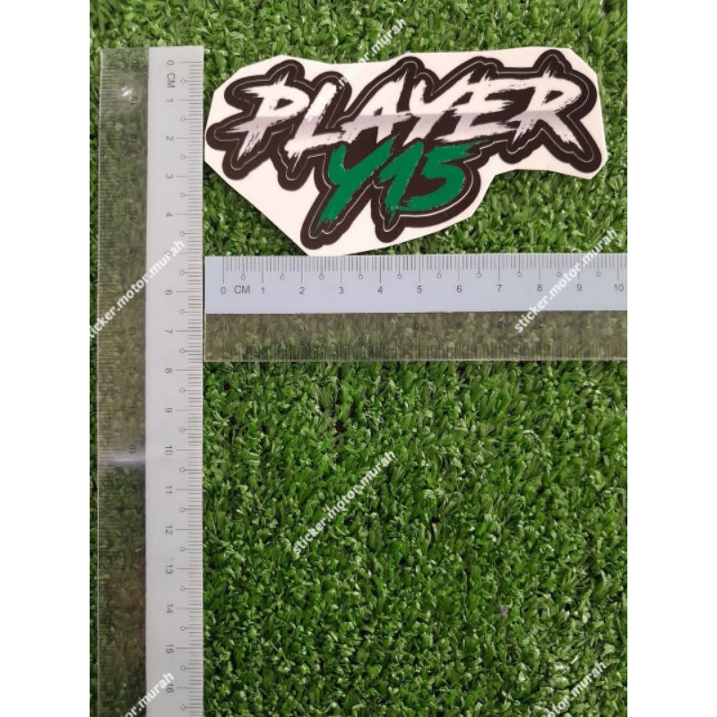 STICKER MINI PLAYER Y15 HIJAU | Shopee Malaysia