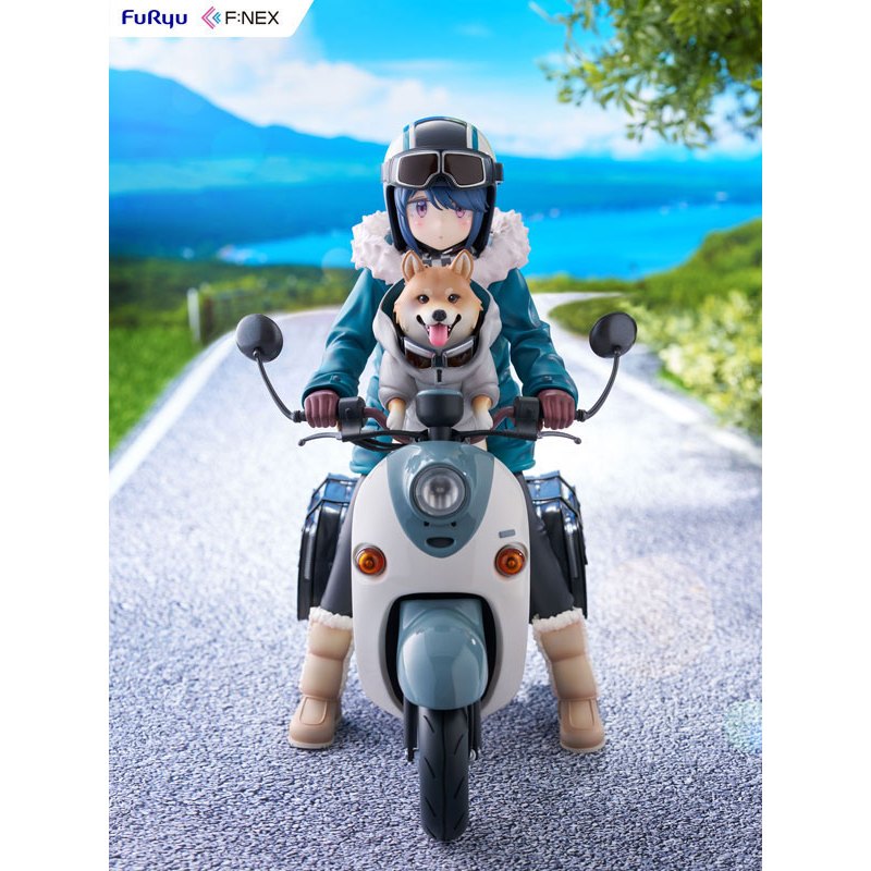 [FREE DHL SHIPPING] Furyu Fnex Yuru Camp Rin Shima 1/7 Complete Figure ...