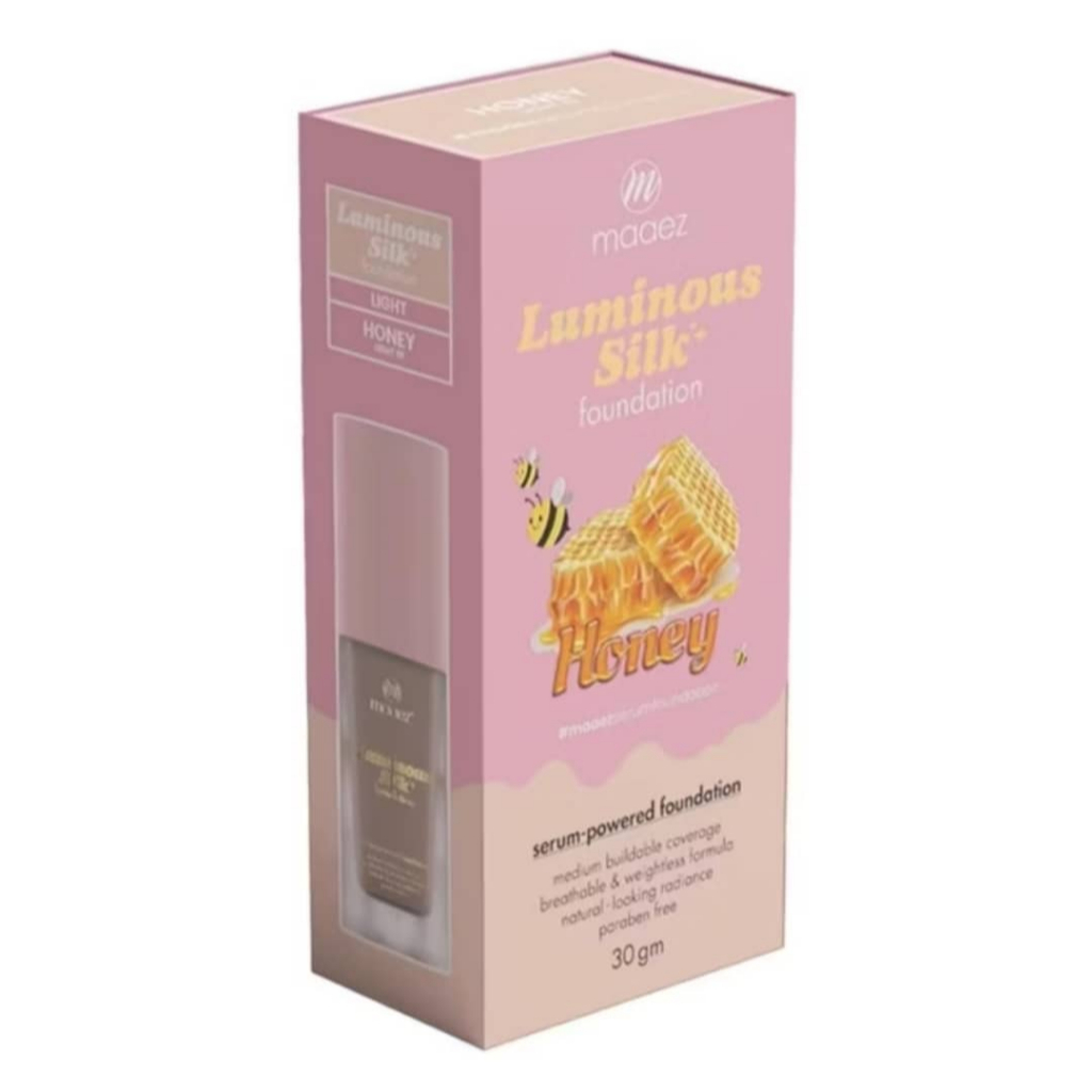 MAAEZ LUMINOUS SILK FOUDATION 30g HQ | Shopee Malaysia