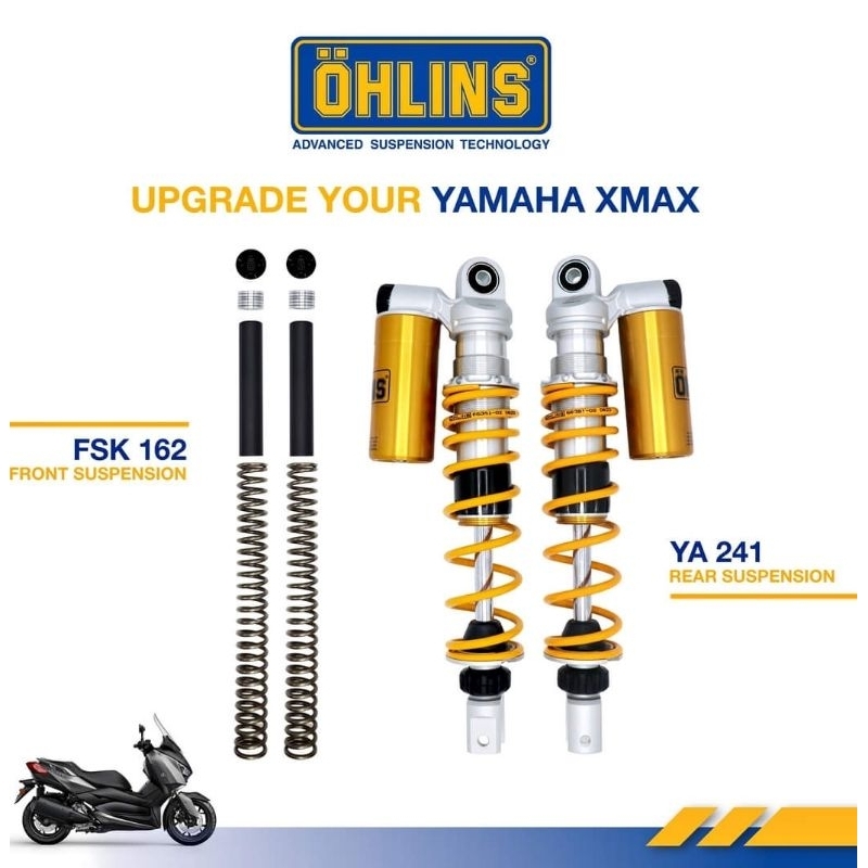 《Ohlins Sweden》Yamaha XMax 250 Ohlins Adsorber YA 241 100% Original ...