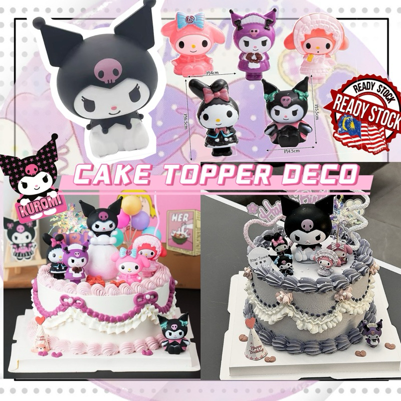 kuromi cake topper cake decorations kuromi toy figure | Shopee Malaysia