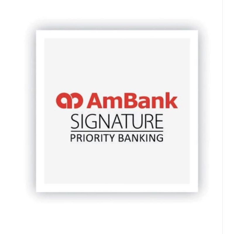 Ambank Signature Priority Banking Car Sticker | Shopee Malaysia