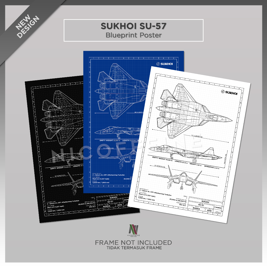 [Poster Only] Sukhoi SU 57 PAK FA T50 Top Gun Maverick Air Force ...
