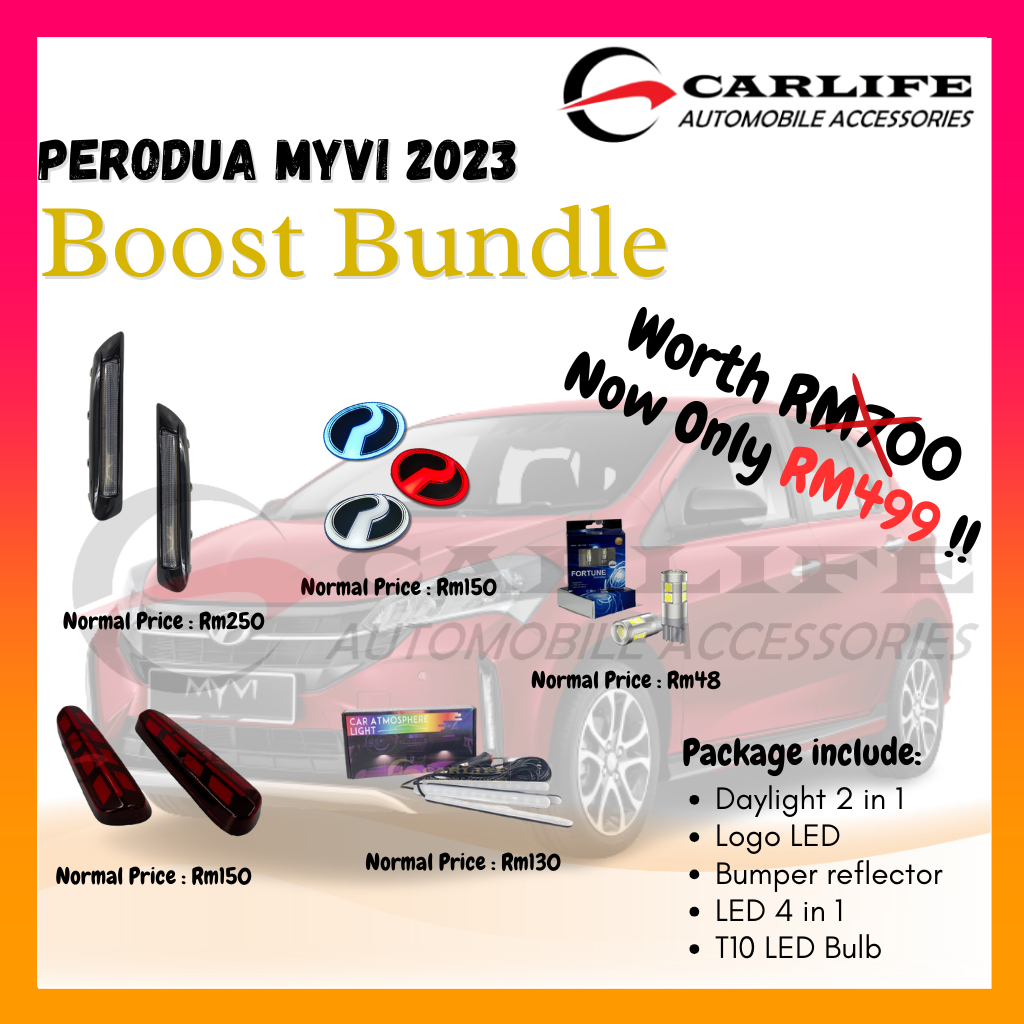 Perodua Myvi 2023 Boost bundle | Shopee Malaysia