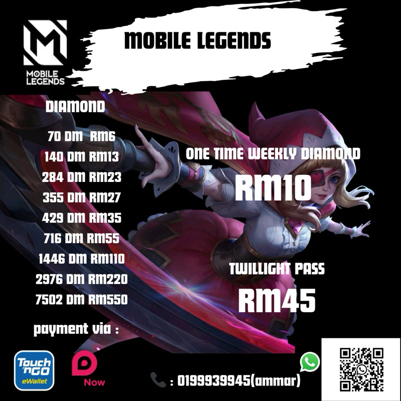 Diamond mobile legend | Shopee Malaysia