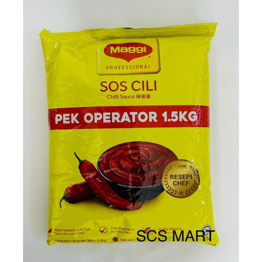 Maggi Sos Cili 1.5kg 辣椒酱 Chilli Sauce (Pek Operator) | Shopee Malaysia