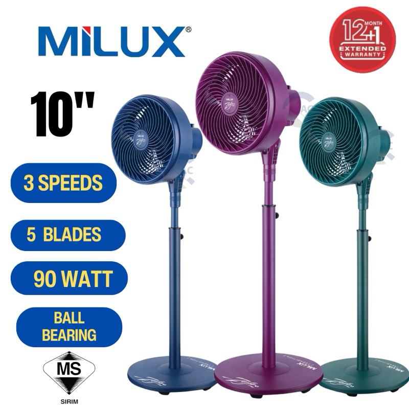 MILUX HIGH VELOCITY GALE FAN | 10” KIPAS BERDIRI | MILUX Milux Gale Fan ...