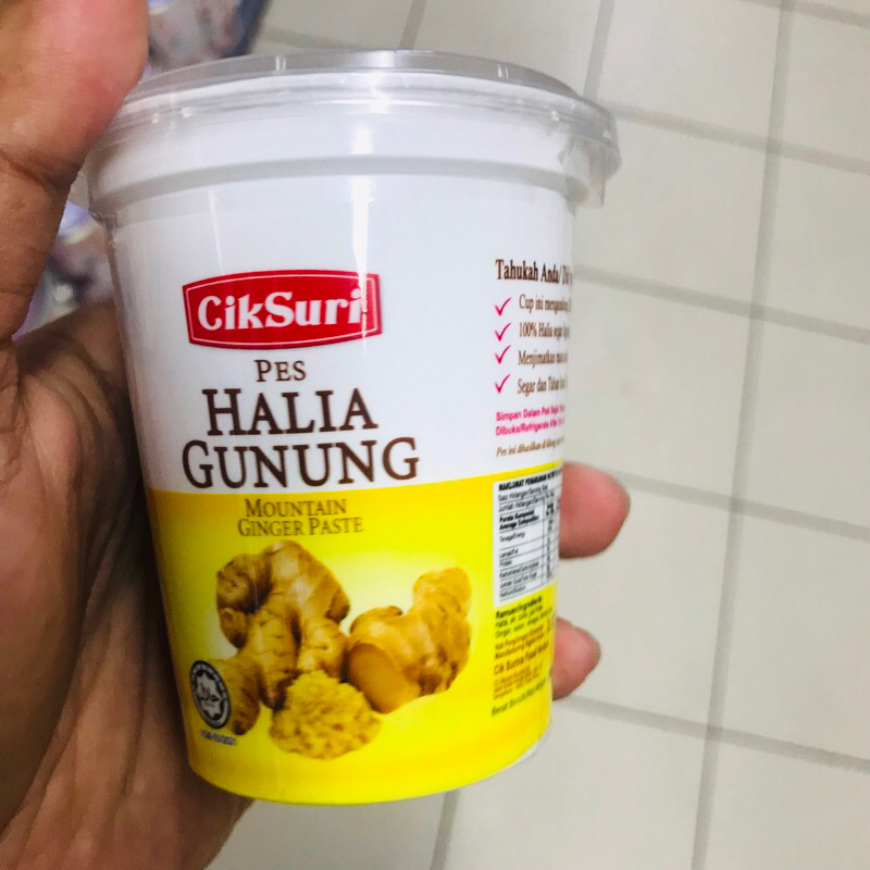 Cik Suri Pes Halia Gunung Mountain Ginger Paste Halal 200gm | Shopee ...