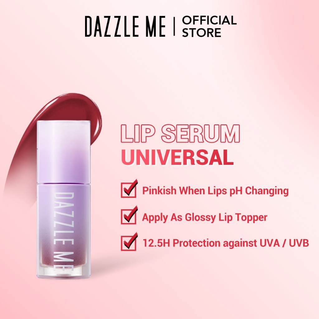 [MUST BUY!!] DAZZLE ME 24/7 Wonderfullip Serum Hydrate Lips with Color Changing Lip Serum 2g ...