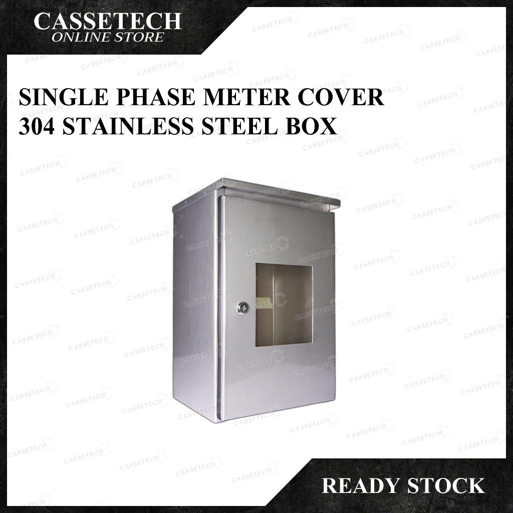 STAINLESS STEEL 1 PHASE OUTDOOR METER BOX FIBER BOARD TNB SINGLE PHASE ...