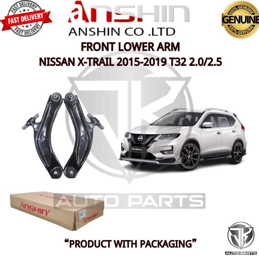 #ANSHIN#JAPAN FRONT LOWER ARM WITH BALL JOINT NISSAN X-TRAIL 2015-2019 T32 2.0/2.5 (NIA-54500 ...