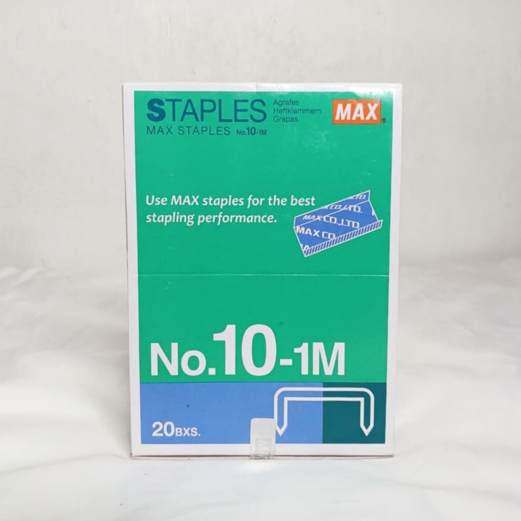 MAX No.10-1m Staples Big Box / 20 Small Boxes | Shopee Malaysia