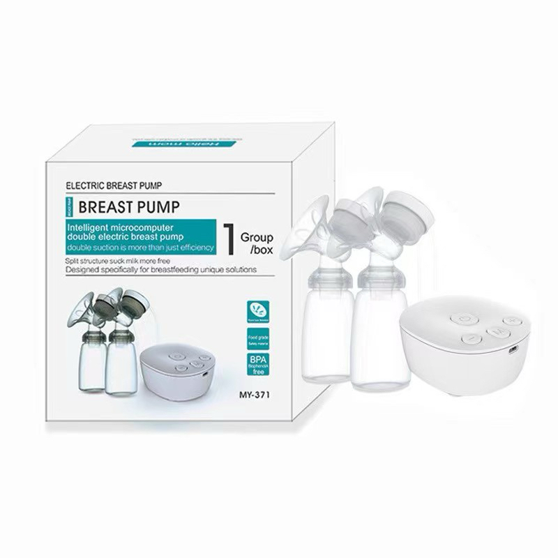 Pink Style Double Sided Breast Pump Miking Machine Silent Mode Breast ...