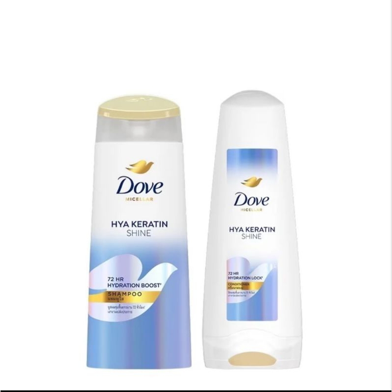 Dove HYA Keratin Shampoo & Conditional 100ml+110ml Set | Shopee Malaysia