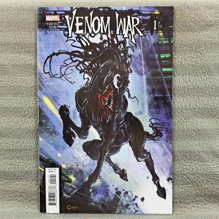 Venom War #1 Clayton Crain Venom Horse Variant (Marvel Comics) Al Ewing ...