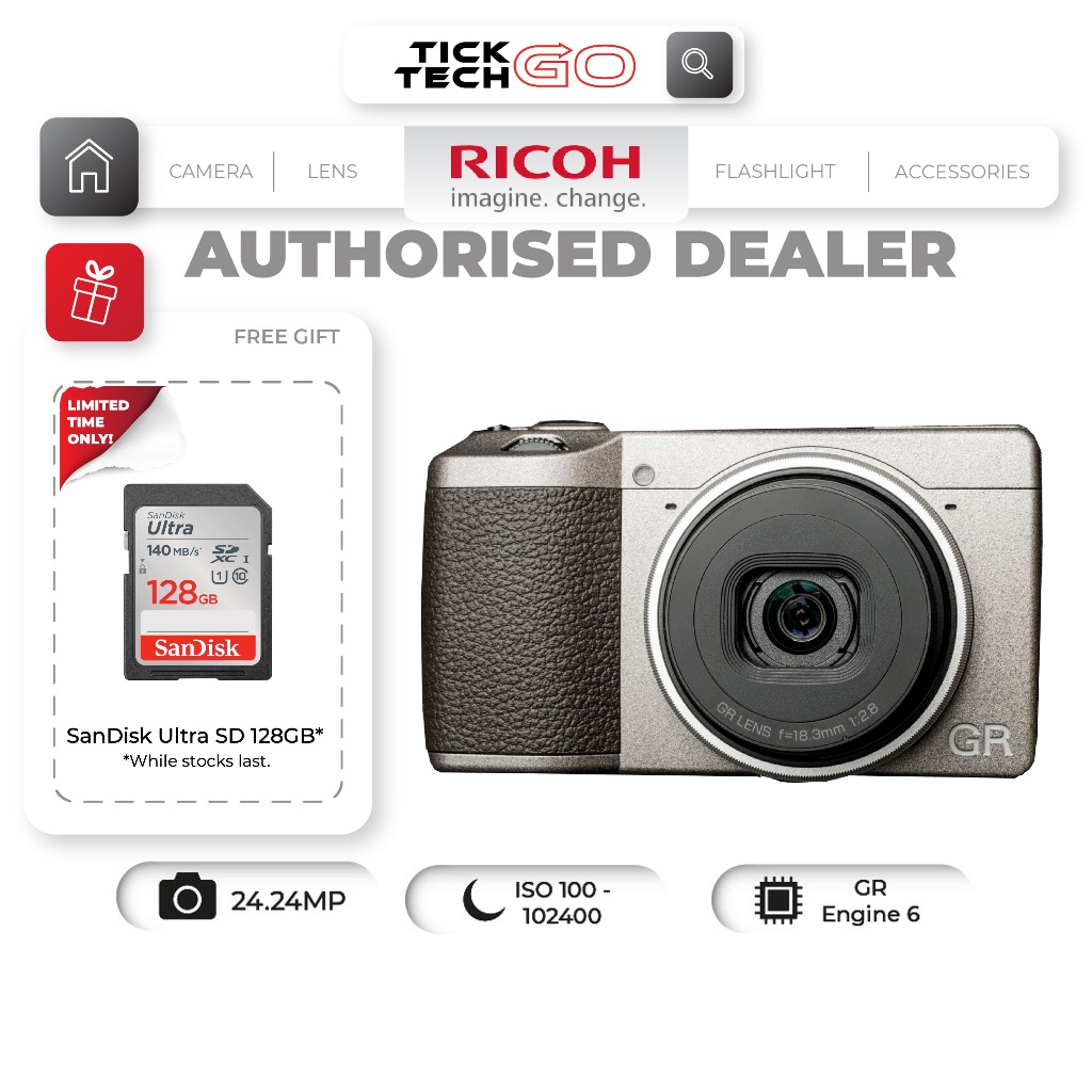 Ricoh GR III Diary Edition Digital Camera | Shopee Malaysia