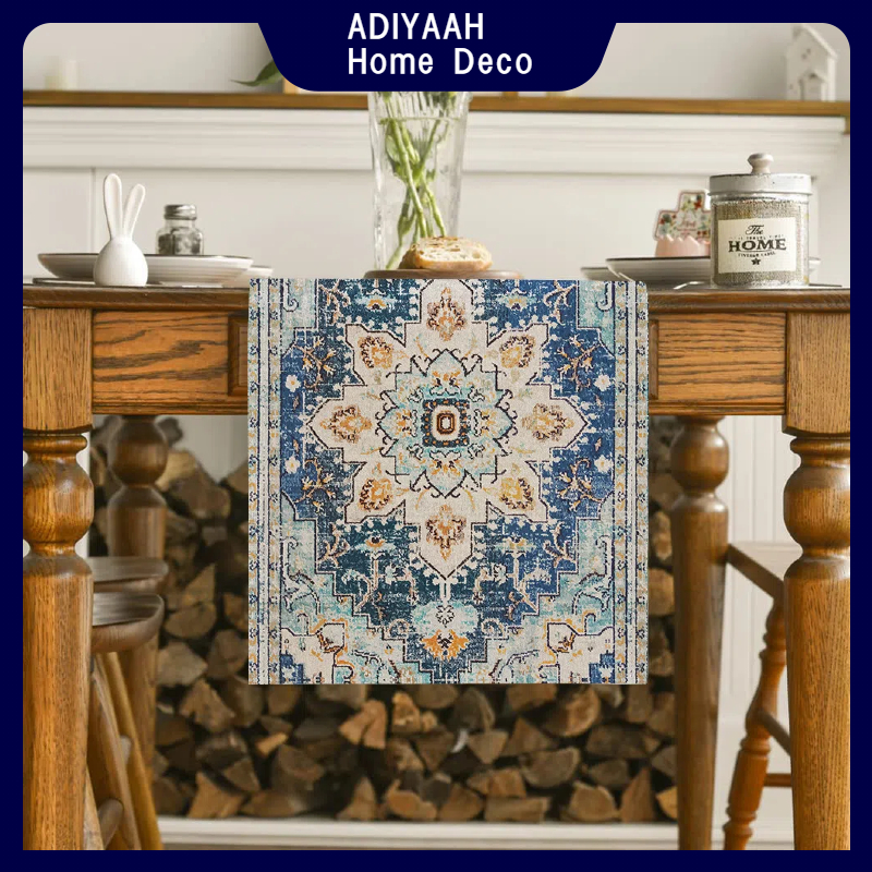 Bohemian Design Table Runner,Muslim Shape Pelari Meja,Bendera Meja ...