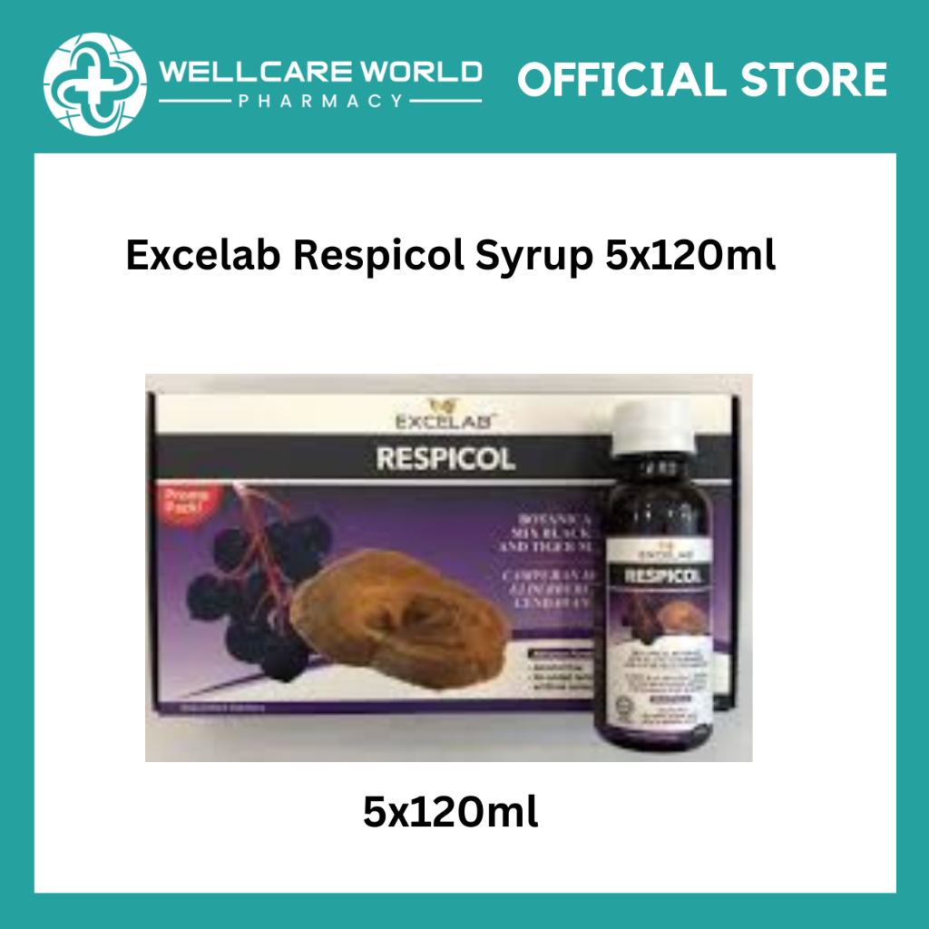 EXCELAB RESPICOL 5X120ML | Shopee Malaysia