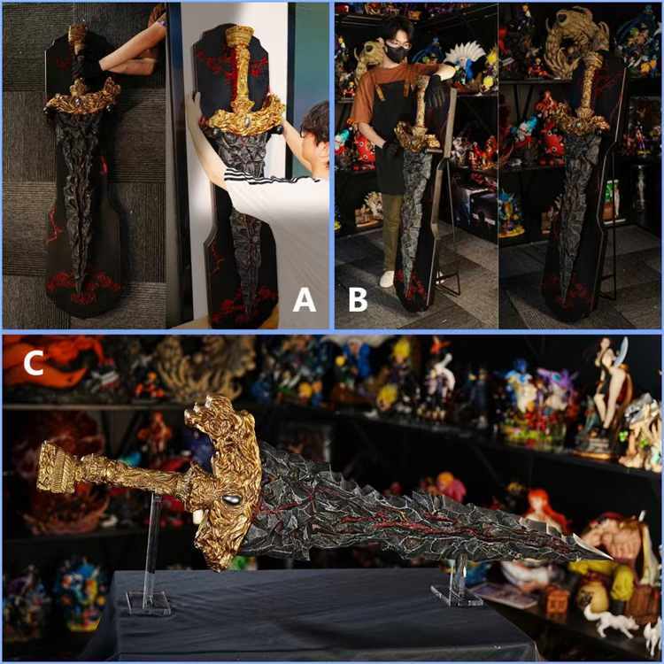 Panda Studio - Maliketh’s Black Blade Elden Ring Resin Statue GK Anime ...