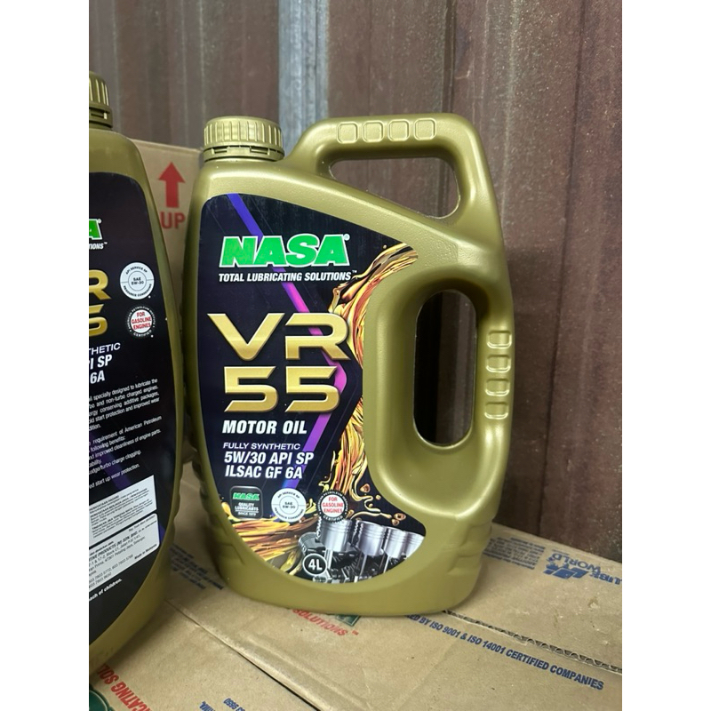 Nasa VR 55 5w/30 motor oil 4liters | Shopee Malaysia