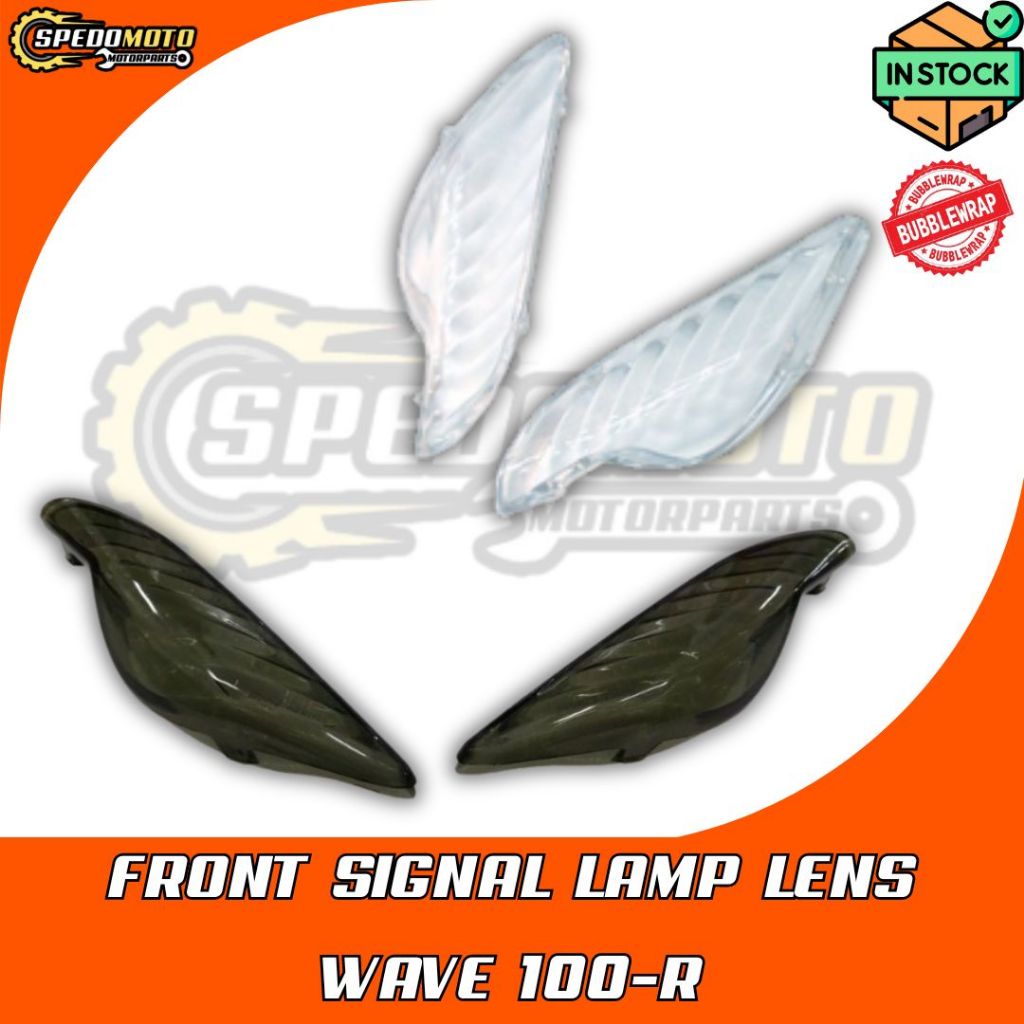 FRONT SIGNAL LAMP "LENS" HONDA WAVE 100-R / CERMIN LAMPU SIGNAL DEPAN ...