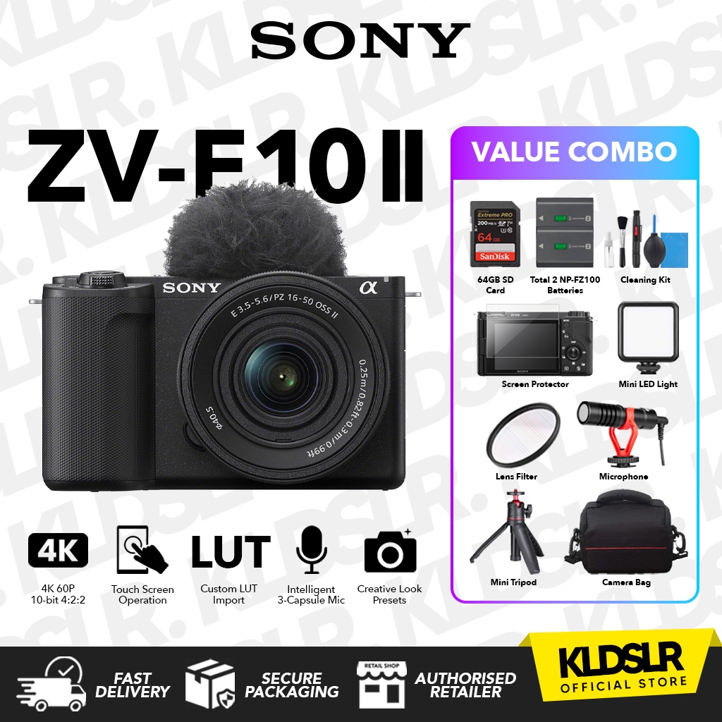 Sony ZV-E10 II / ZVE10 II / ZV-E10 Mark 2 + E PZ 16-50mm F3.5-5.6 OSS ...
