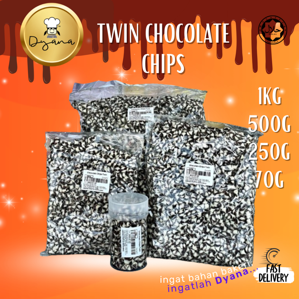 Chocolate Chip Twin 70g - 1kg | Shopee Malaysia