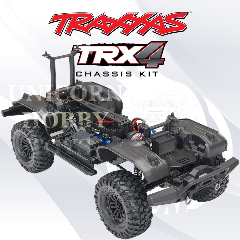 TRAXXAS TRX-4 UNASSEMBLED CHASSIS KIT TRX4 RC CRAWLER CAR WITH ESC ...