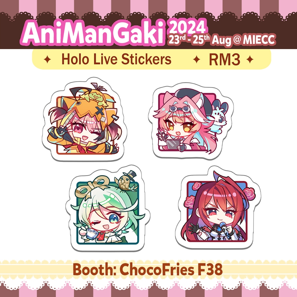 Holo justice stickers HoloLive | Shopee Malaysia