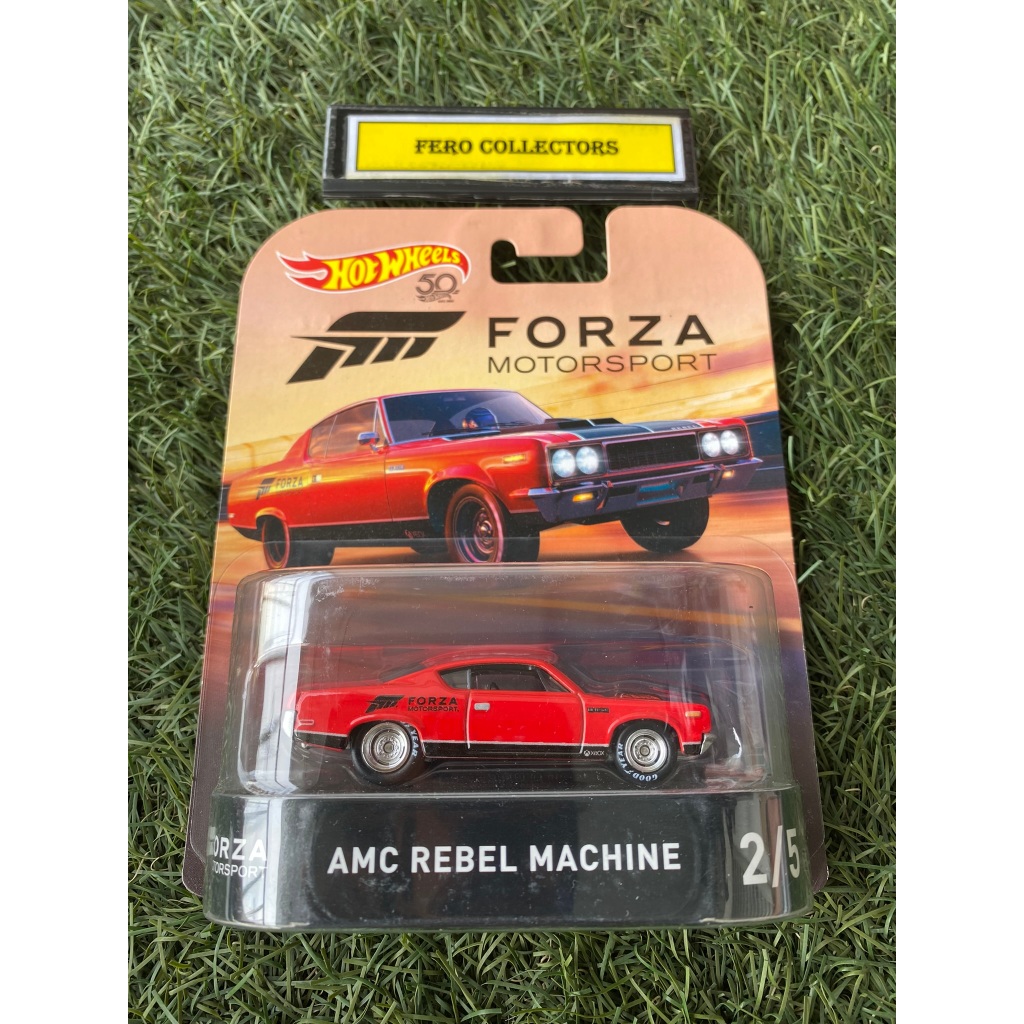 Hot Wheels AMC REBEL MACHINE FORZA RETRO CARD | Shopee Malaysia