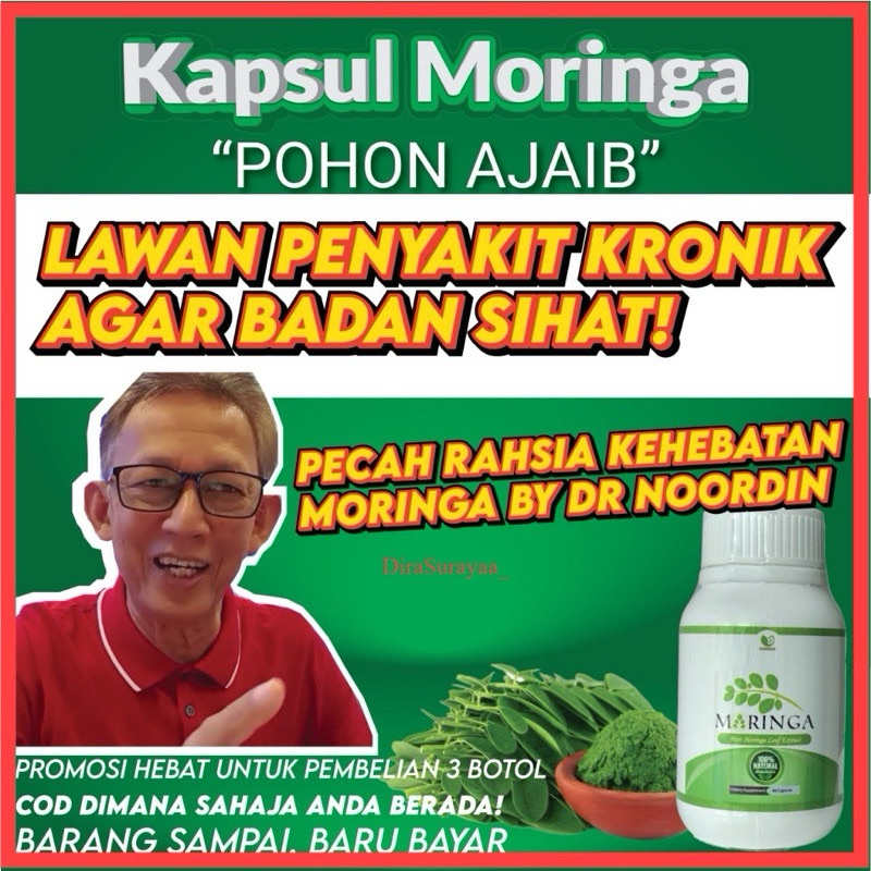DND MORINGA CAPSULE BY DR NOORDIN KAPSUL MORINGA [post from HQ + 24Hour ...