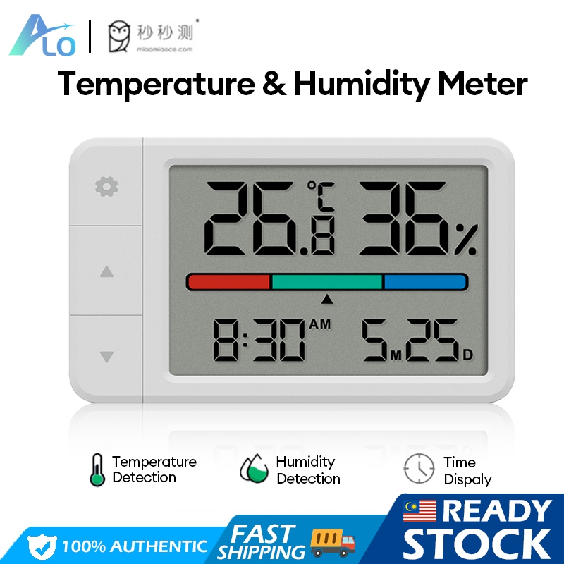 Miaomiaoce Temperature Humidity Meter Mini Version LCD Digital ...