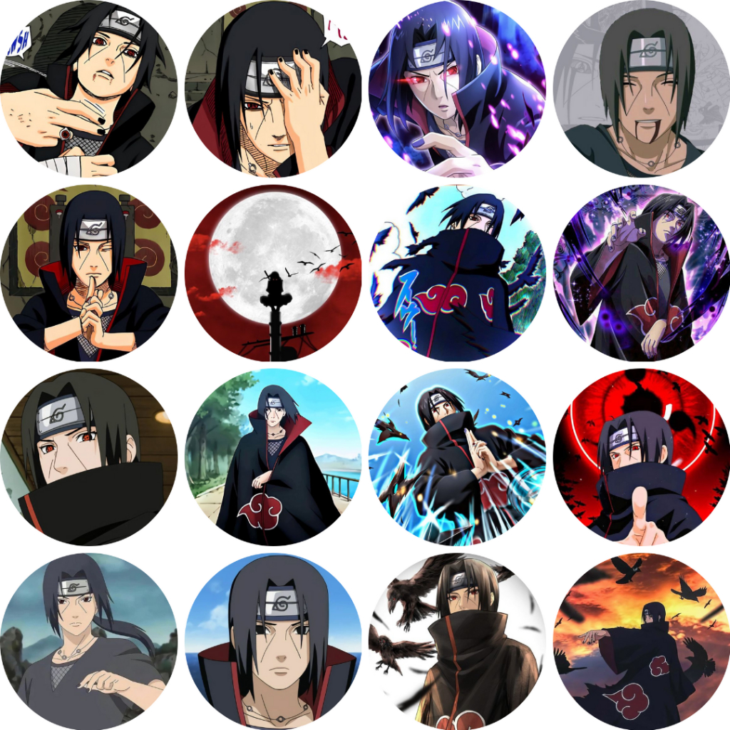 Naruto Shippuden Itachi Uchiha Button Badge 58mm | Shopee Malaysia