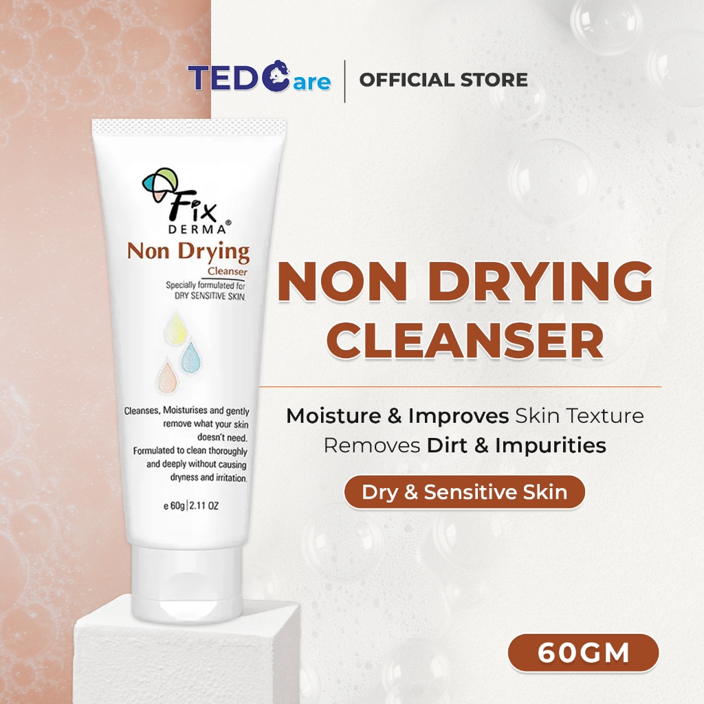 FixDerma Non-Drying Cleanser Face Wash For Dry & Sensitive Skin ...