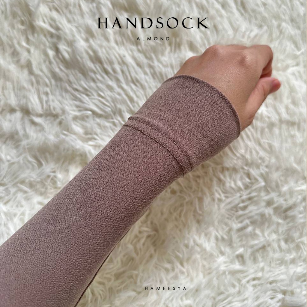 Handsock Kaf Basic Plain Handsock Korean Moss Crepe Handsock Sarung ...