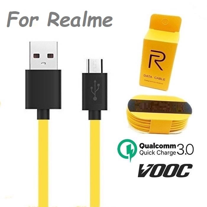 For Realme Fast Charging Cable Realme Quick Charge Data Cable For Micro ...
