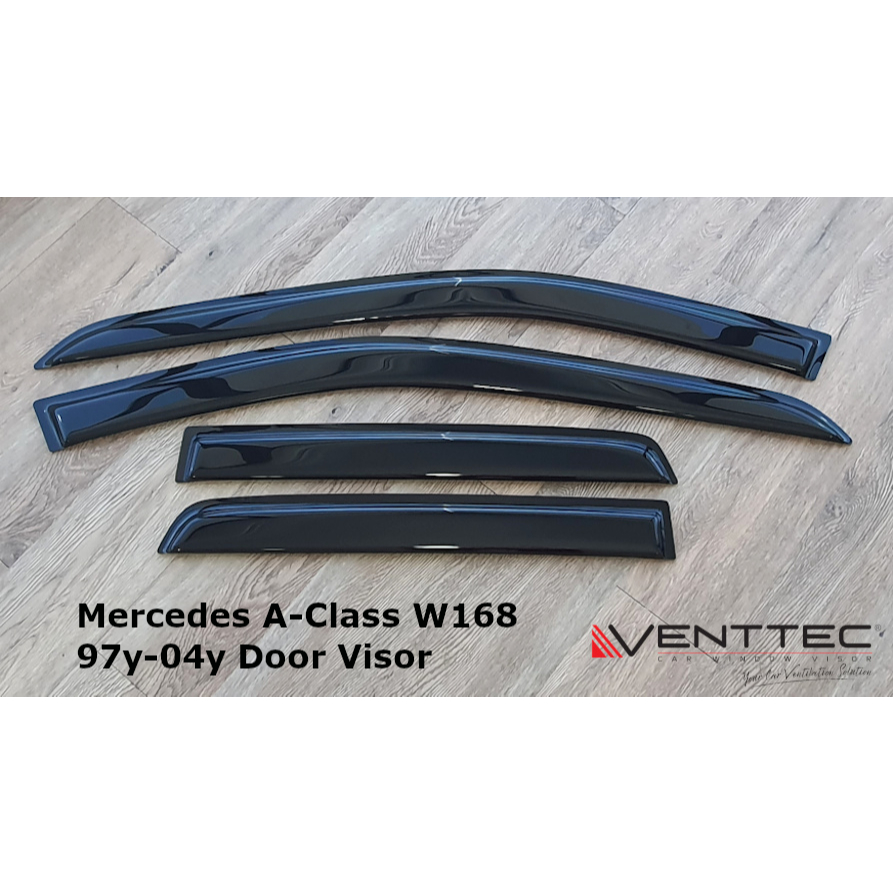 Mercedes A-Class W168 1997 1998 1999 2000 2001 2002 2003 2004 High Quality Venttec Door Visor ...