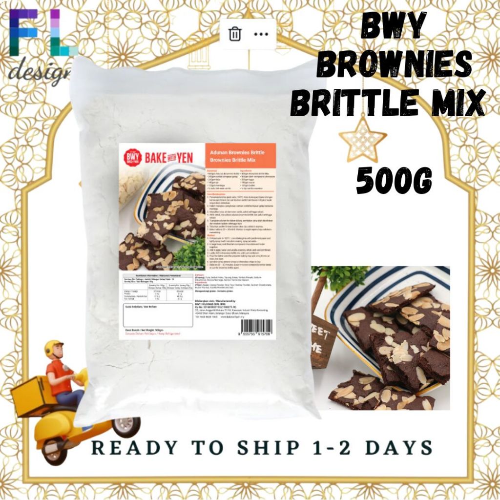 BWY BROWNIES BRITTLE MIX 500G | Shopee Malaysia